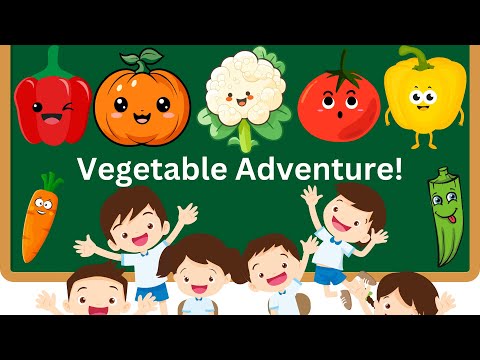 Learn Vegetables names with Nursery Rhyme and Kids Song | Fun Learning for Kids | #VegetableLearning