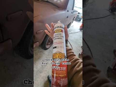 check out this Rust-Oleum turbo can spray pattern #subscribe #rustoleum