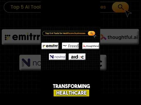 Top 5 AI Tools Transforming Healthcare #shorts #emitrr