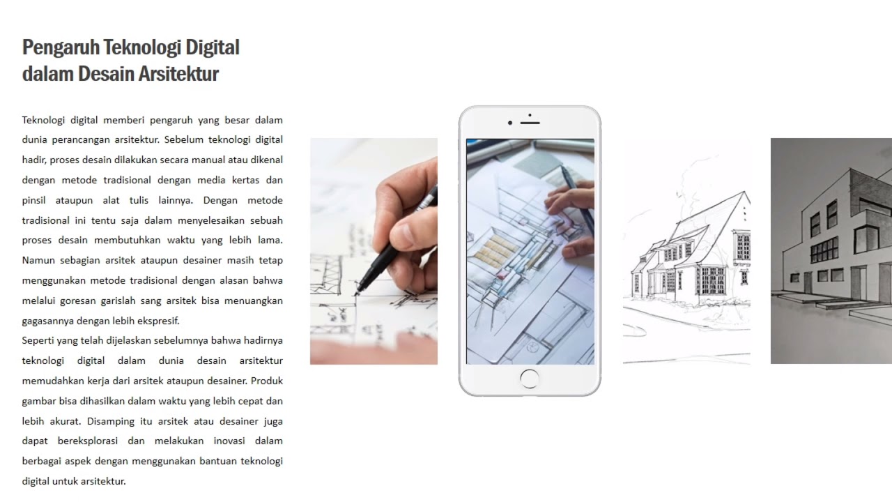 Peran Teknologi Informasi  dalam Dunia Perancangan Arsitektur