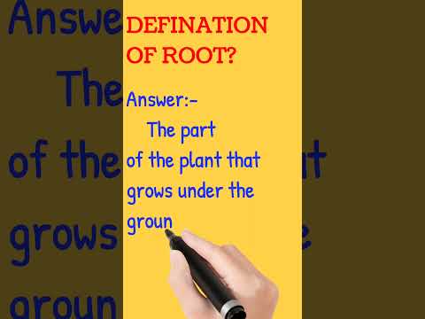 Definition of Root? /#shorts /#definition .