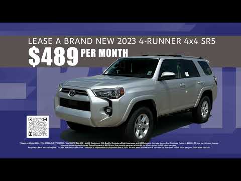 Lease a New 2023 4Runner SR5 4x4