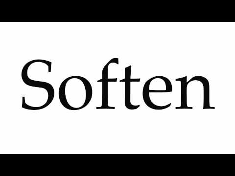 How to Pronounce Soften