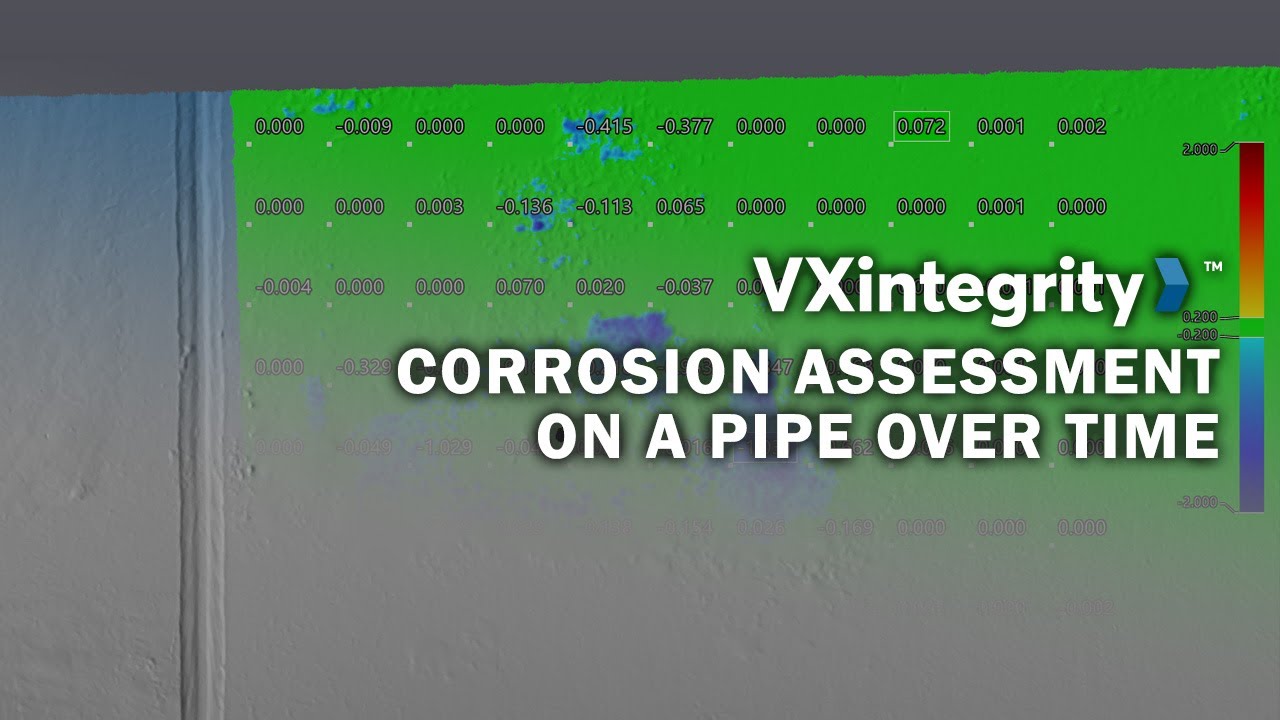 How to assess damage on a pipe over time in VXintegrity