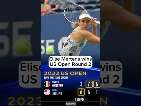 Elise Mertens wins round 2 off US Open