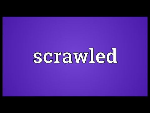 Scrawled Meaning