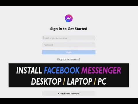 ✅ How to install Facebook Messenger on Desktop / Laptop / PC