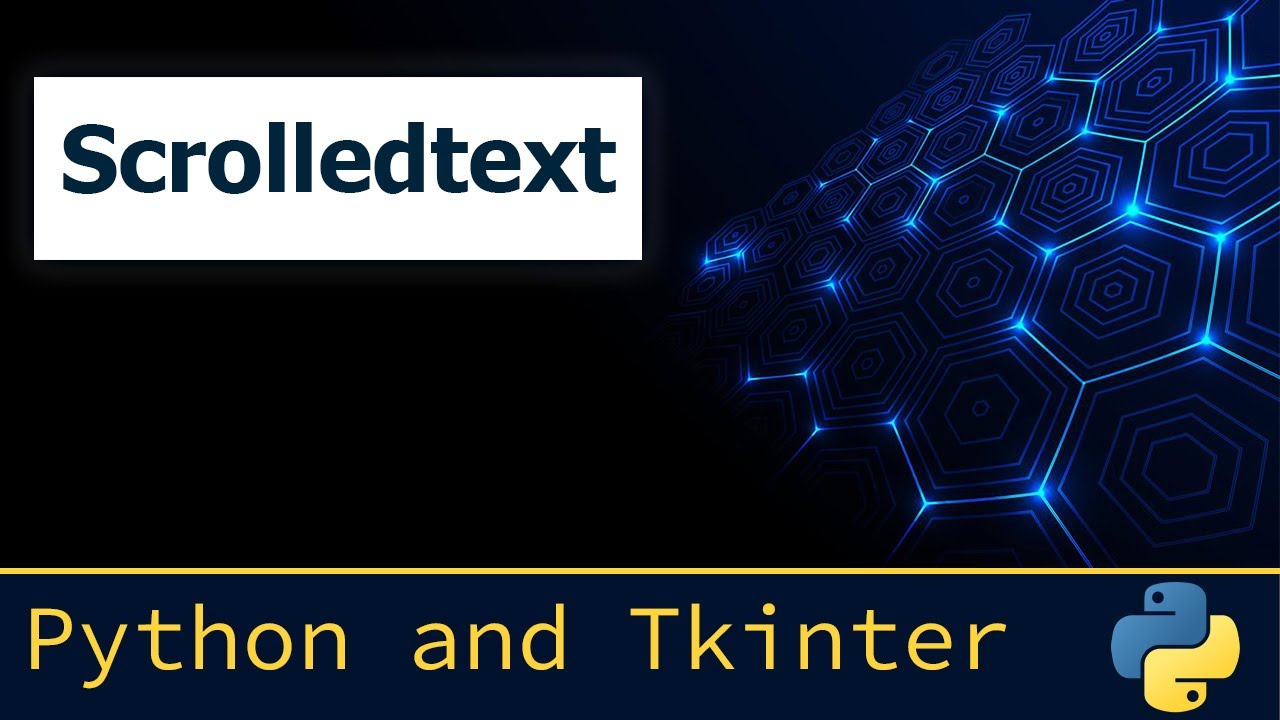 8. Tkinter - Scrolledtext