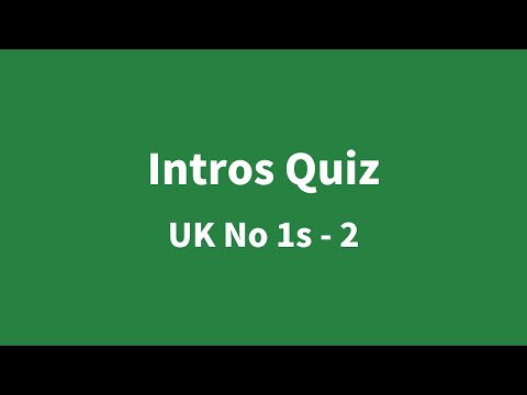 Intros Quiz - UK No. 1s - 2