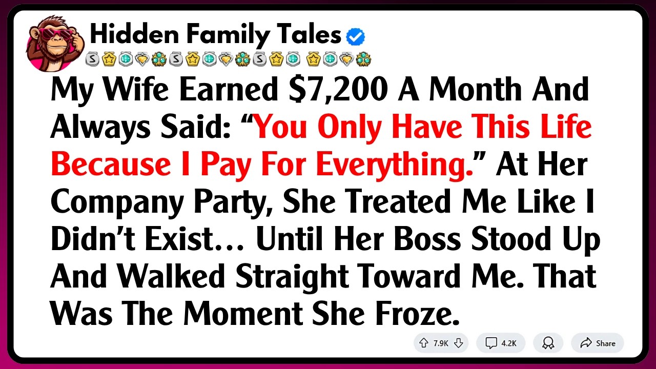 My Wife Earned $7,200 A Month And Always Said: “You Only Have This Life Because I Pay For...