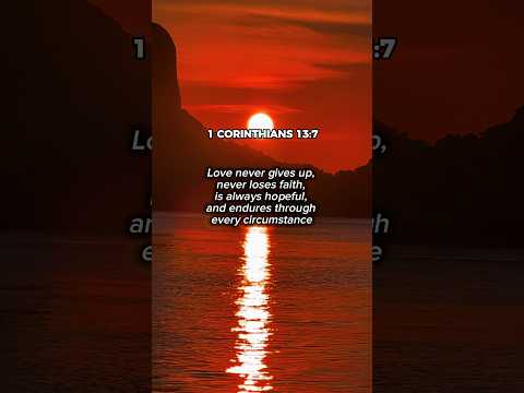 Tired of Fake Love? Watch This | 1 Corinthians 13:7 Bible Verse #bibleverse #lovegod