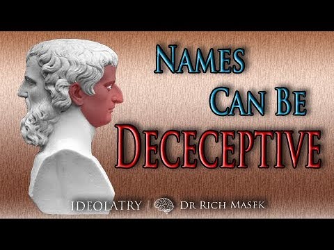 Episode 20 Names Can Be Deceptive - Dr Rich Masek