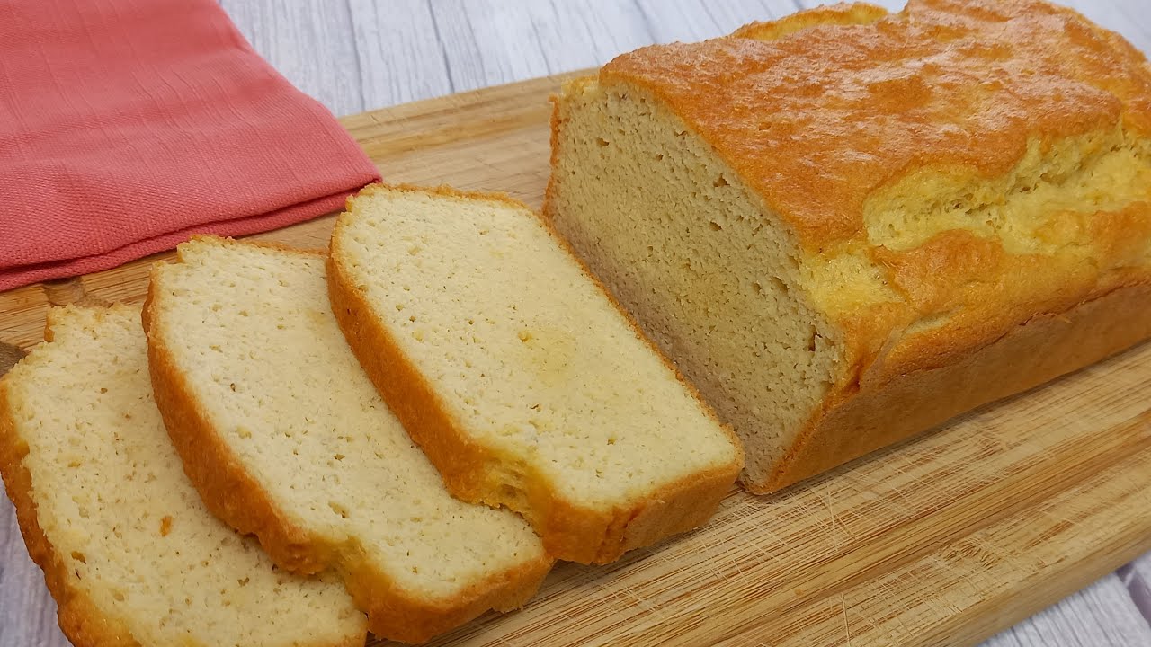 Keto Bread! Low-Carb with Almond Flour! Very Easy and Quick Recipe! Just 5 ingredients!!!