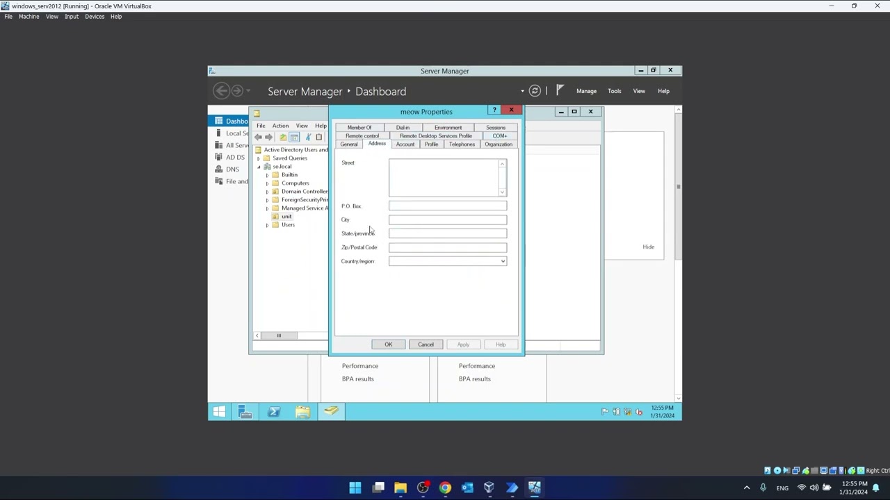 How to Create Groups, Add Users, and Manage User Properties in Windows Server 2012