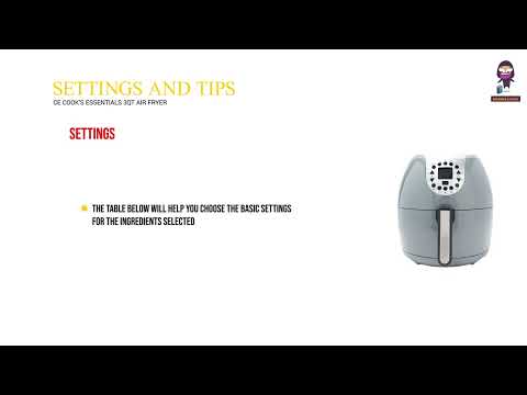 CE Cook’s Essentials 3QT Air Fryer User Manual | How to Use and Important Safeguards