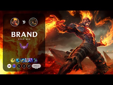Brand Mid vs Cassiopeia - KR Master Patch 13.8