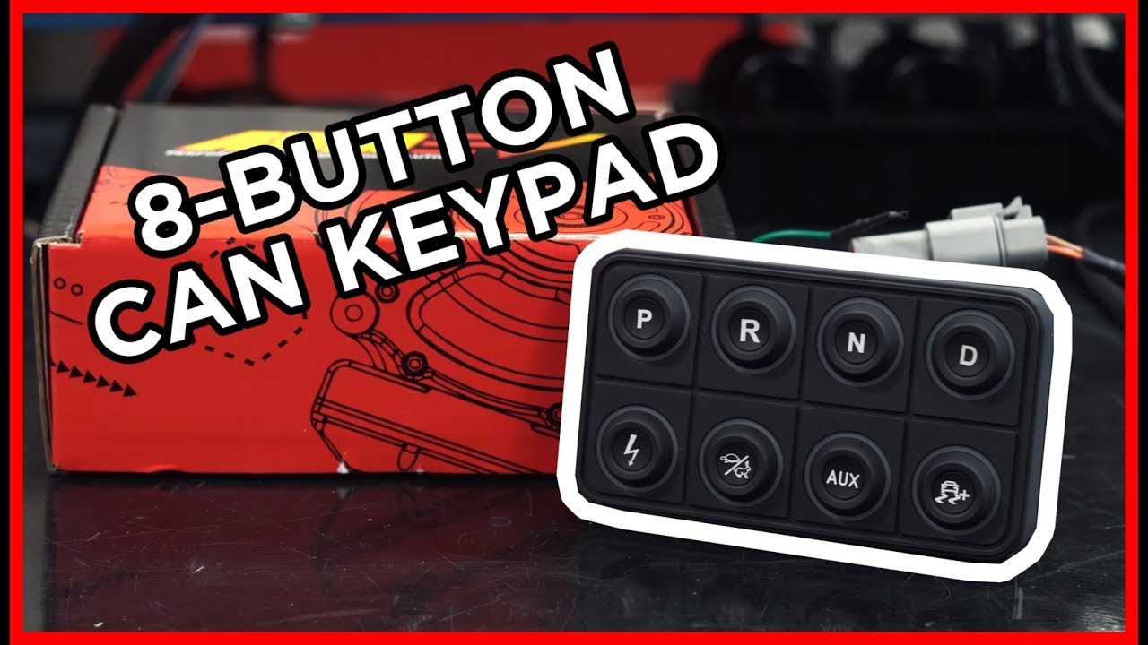 TAKE CONTROL! AEM EV 8-Button CAN Keypad!