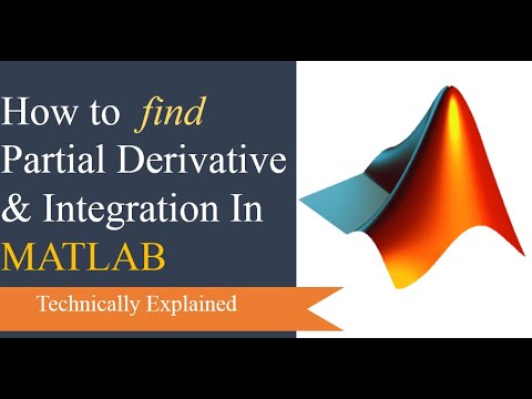 Partial Derivatives and Integration in MATLAB