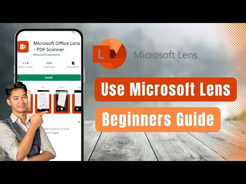 How to Use Microsoft Office Lens PDF Scanner !