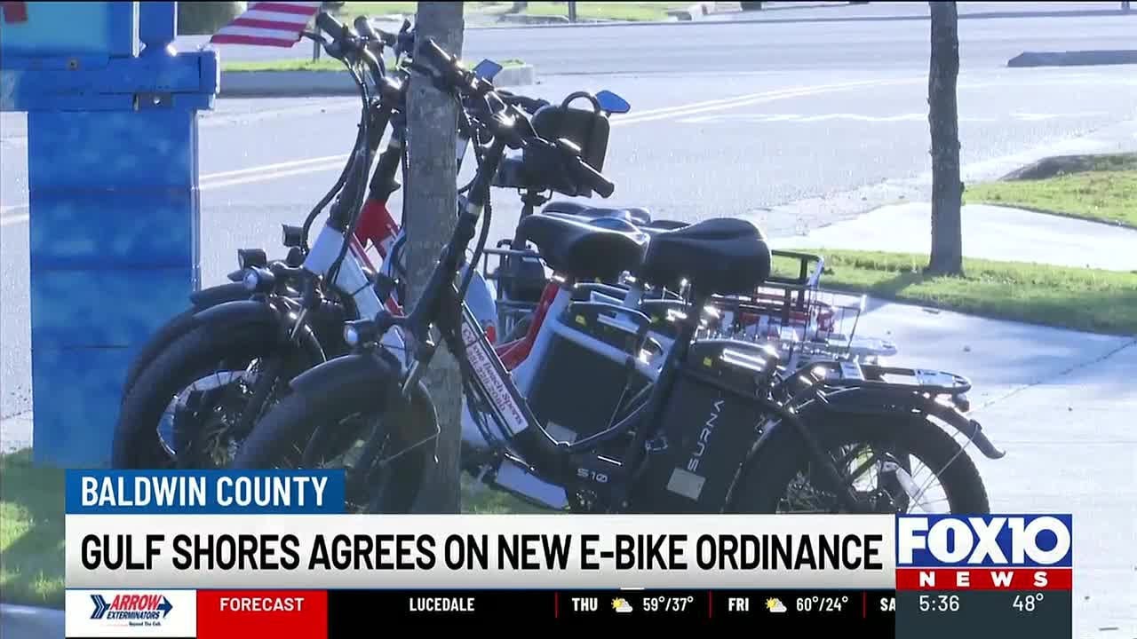 Gulf Shores sets new rules for e-bikes and e-scooters