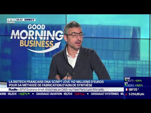 Thomas Ybert (ADN Script) : La biotech française DNA Script lève 142 millions d'euros