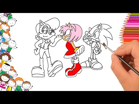 SONIC & PRINCES SALLY - Coloring Pages || Jim Yosef - Link [NCS Release]