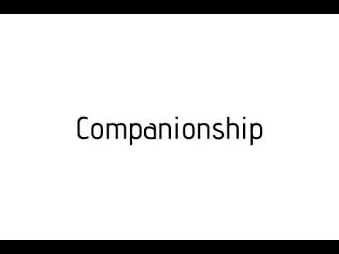 How to pronounce Companionship / Companionship pronunciation