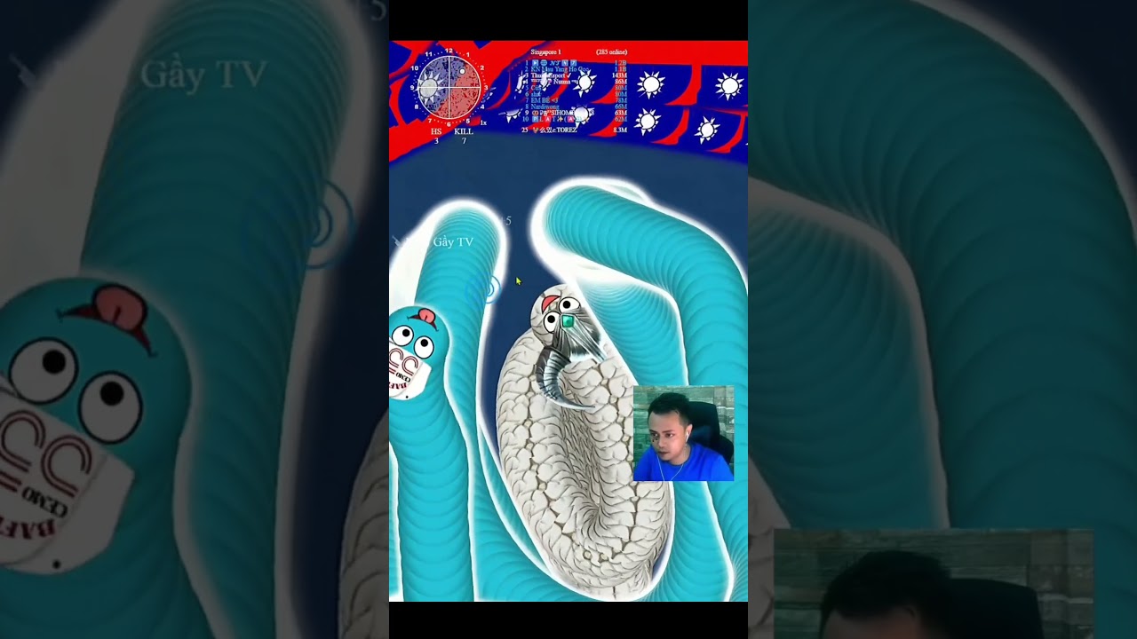 The Greatest Play in Wormzilla.io | Snake Master Gaming | #shorts