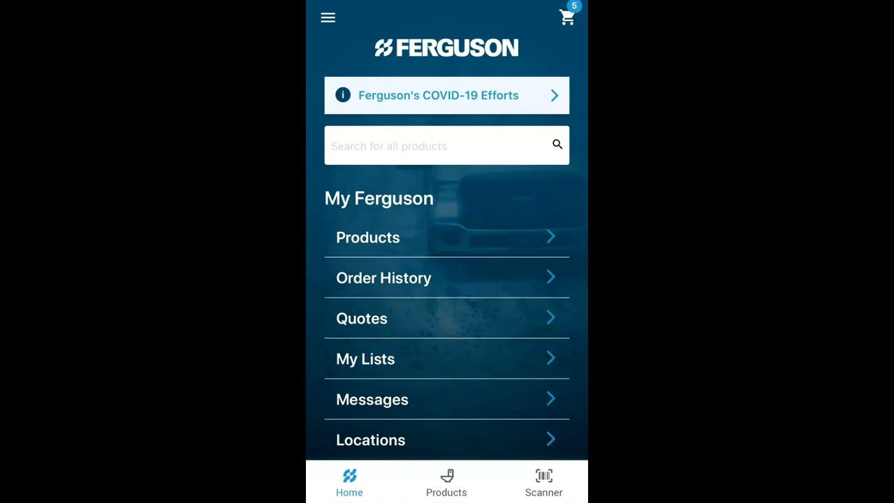 Ferguson App: Barcode Scanning