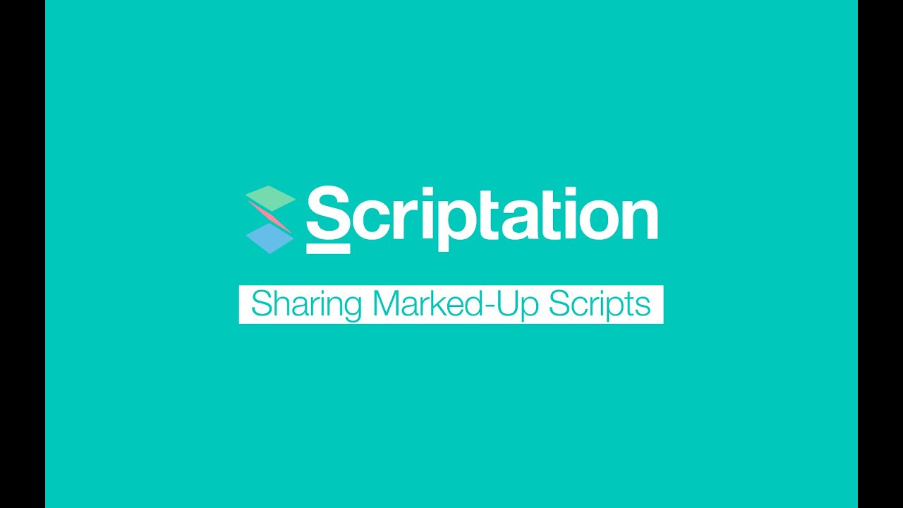 How to Share Annotated Scripts | Scriptation Tutorial
