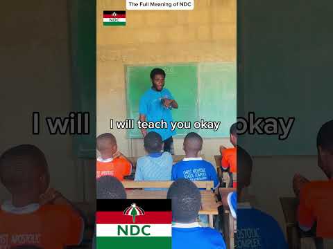 THE FULL MEANING OF NDC🇬ðŸ‡ðŸ‡¬ðŸ‡