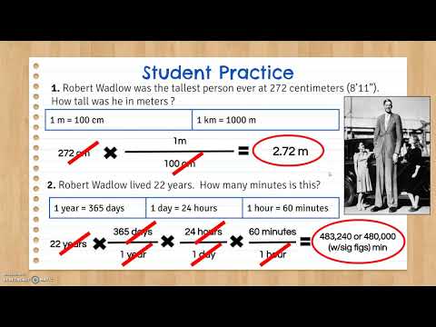 Factor Label Method Part 2
