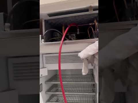 Evaporator Leak Repair #refrigerator #kitchen