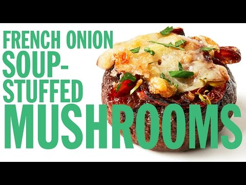 French Onion Soup-Stuffed Mushrooms | Food Network
