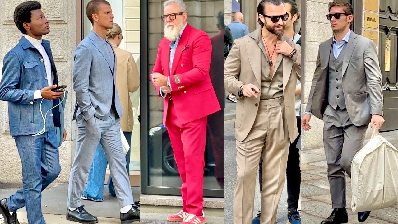 Fall 2025 🍁Real Men’s Street Style from Milan 🇮🇹Luxury Men’s Fashion & Elegant Guys #mfw2025 