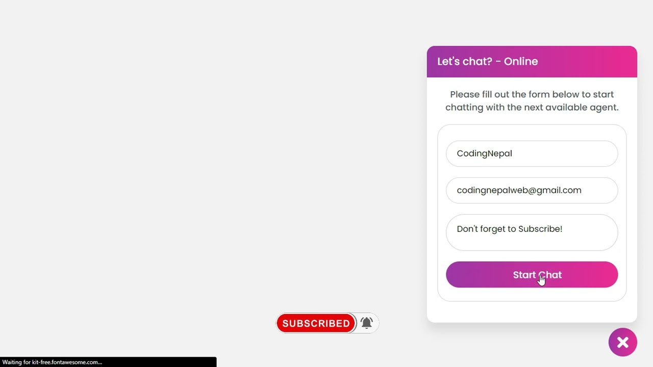 Responsive Chat Box UI Design  |  HTML & CSS