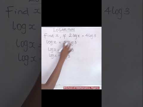 How to solve Logarithm