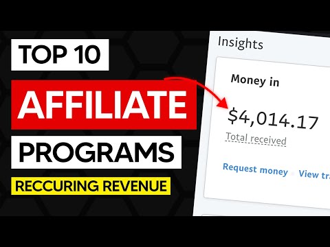 Top 10 Affiliate Marketing Programs For Beginners In 2025 (Lifetime Recurring Revenue)