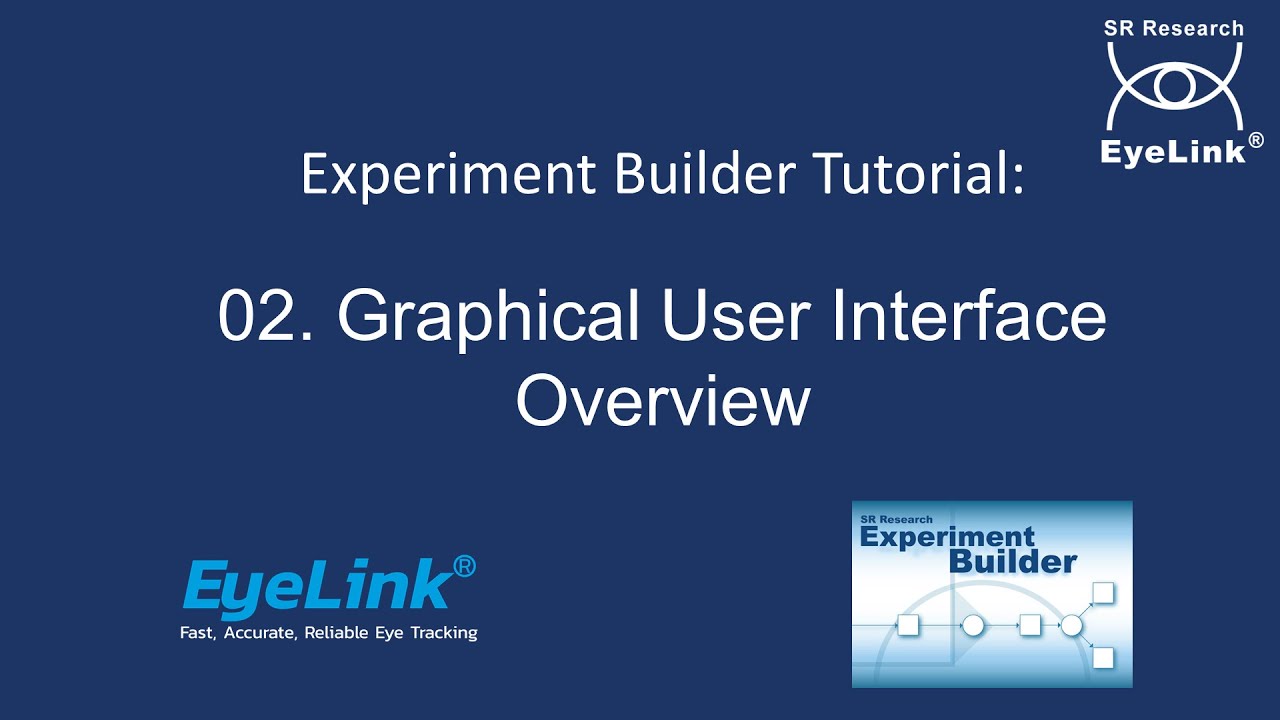 Experiment Builder Tutorial 02 -  Graphical User Interface Overview
