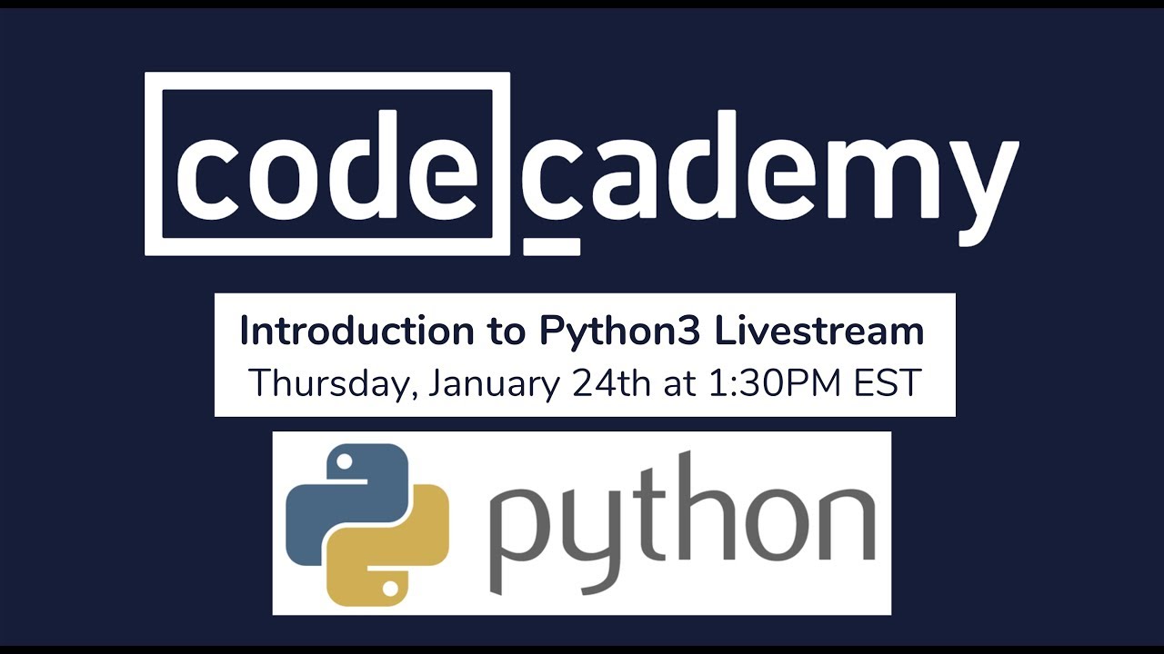 Learn Python 3 with Codecademy!