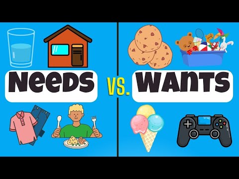Needs and Wants Explained - Facts for kids