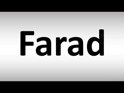 How to Pronounce Farad