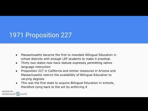 Historical Timeline of Bilingual Education