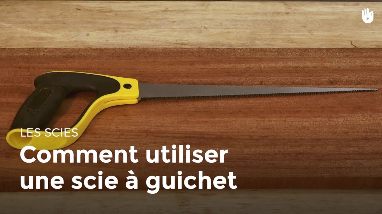 Comment utiliser une scie à guichet - Apprendre la menuiserie | Sikana