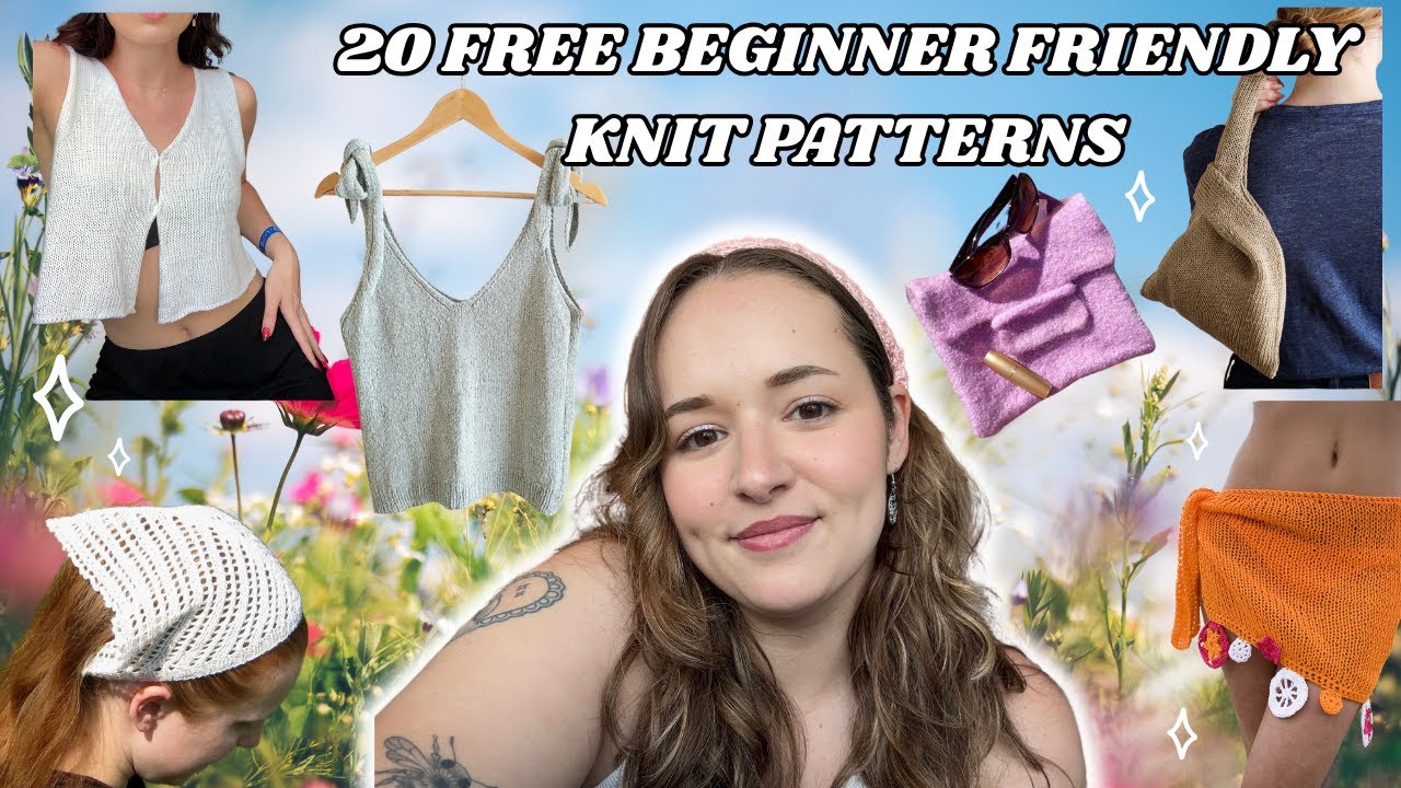 20 FREE Spring/Summer Knit Patterns || BEGINNER FRIENDLY