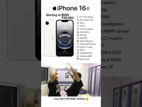 Apple’s iPhone 16e – Price, Features & First Look! #iphone16efeatures