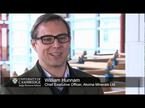 EMBA William Hunnam, CEO of Akoma Minerals, on the value of networking