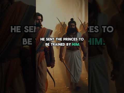 Kripacharya: The Mastermind Behind the Kauravas and Pandavas' Training 🎯 #mahabharat #pandavas