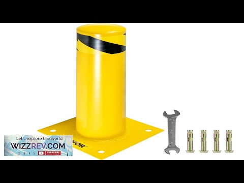 VEVOR Safety Bollard 24"x5.5" Safety Barrier Bollard 5-1/2" OD 24" Height Yellow Review