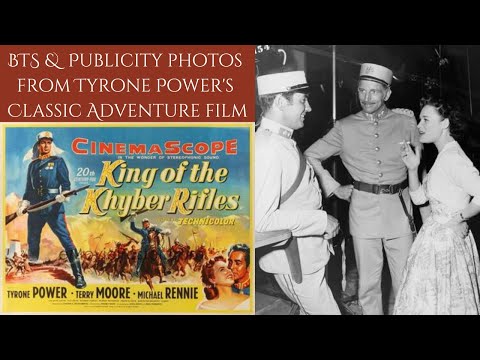 KING OF THE KHYBER RIFLES 1953 - BTS & Publicity Photos From Tyrone Power's Classic Adventure Film